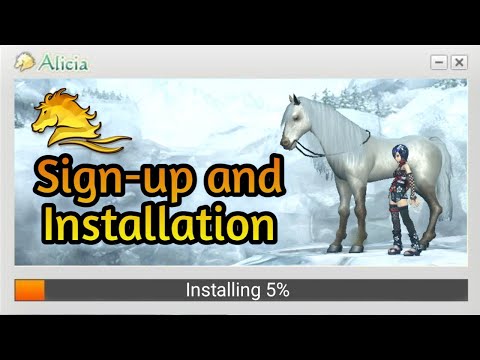 Alicia Online - How to Register and Install the game