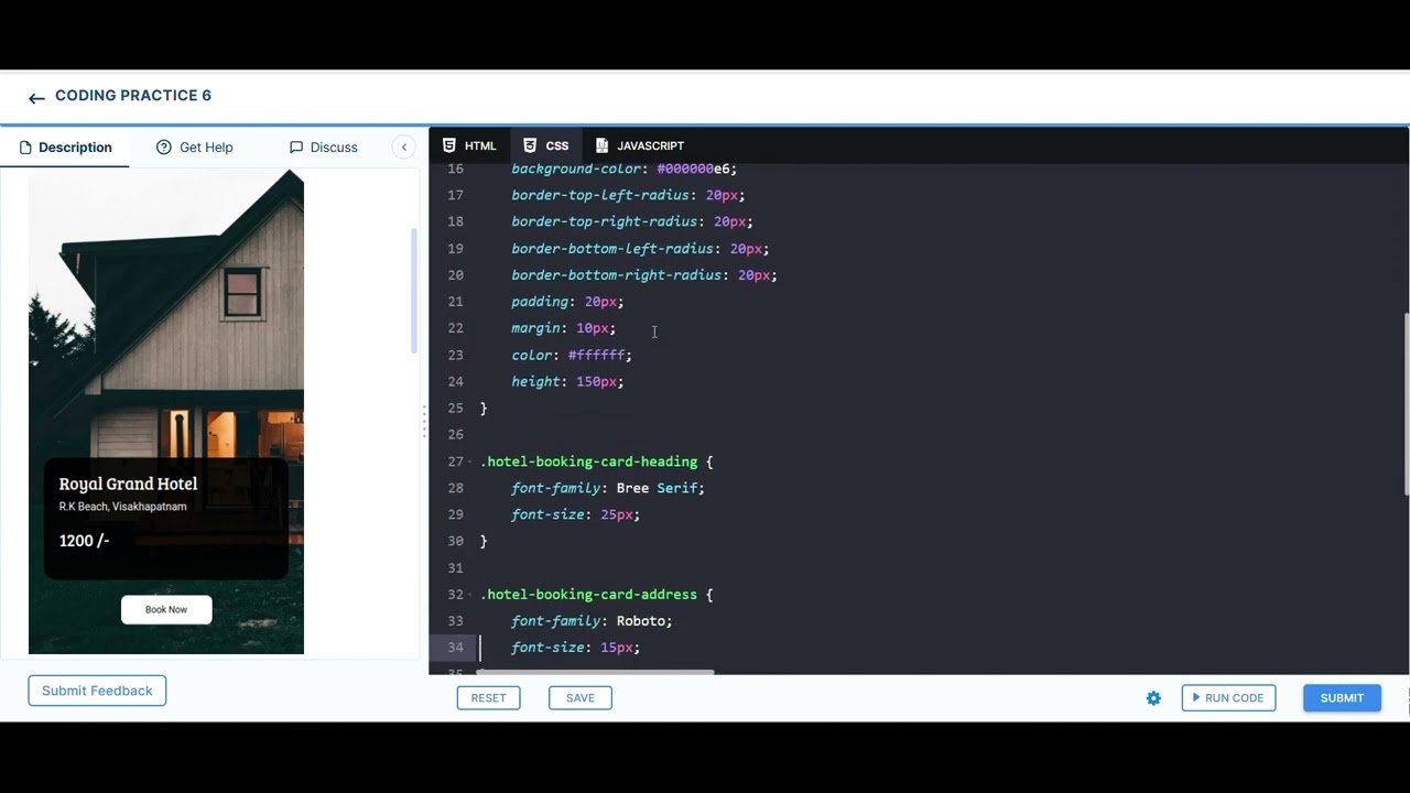 HTML | CSS | Coding Practice-6 | NxtWave CCBP 4.0