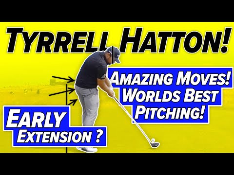 Tyrrell Hatton GOLF SWING Analysis! - Incredible Moves! - Worlds Best Pitching Action!