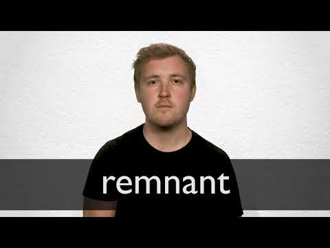 REMNANT definition and meaning | Collins English Dictionary