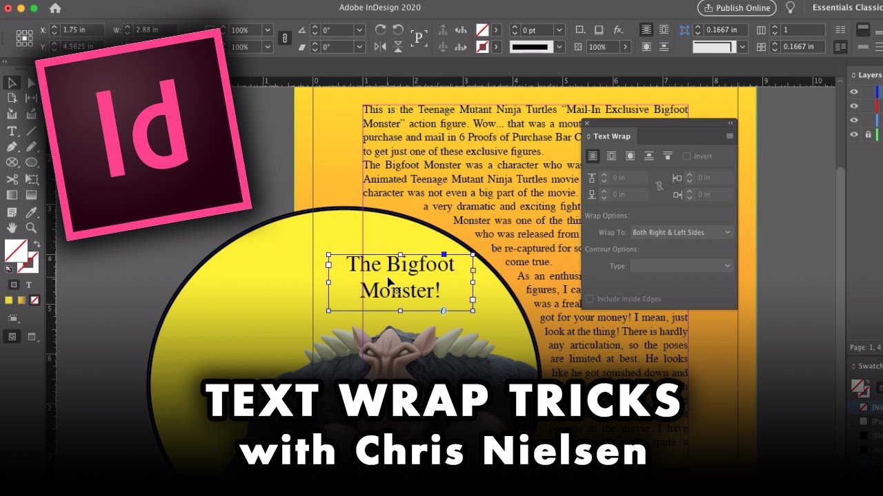 A Pull Quotes Text Wrap Trick in InDesign