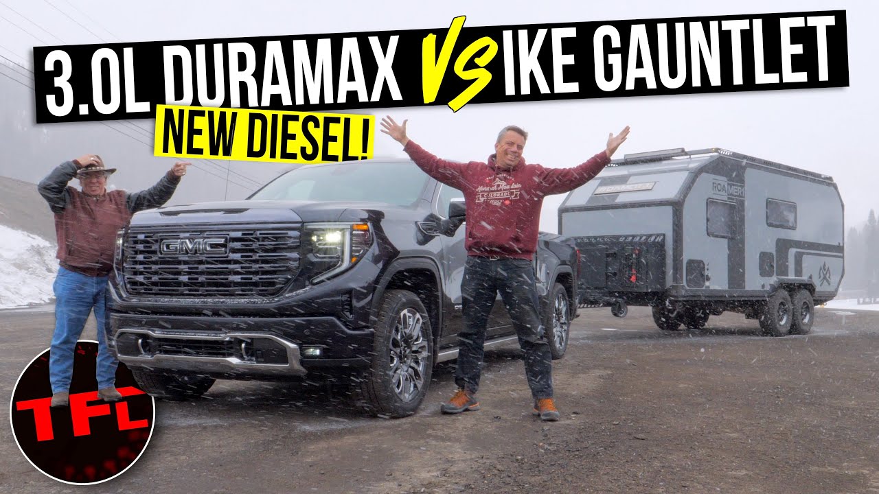 NEW 2023 GMC Sierra 1500 Duramax Diesel vs Ike Gauntlet - The World's Toughest Towing Test!