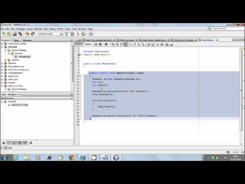 Finding factorial of a Number in Java