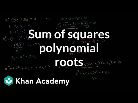 Sum of Squares of Polynomial Roots | Safe Videos for Kids