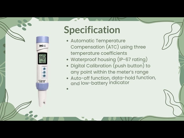 Conductivity Meter - HM Digital COM-100 Manufacturer from Jaipur