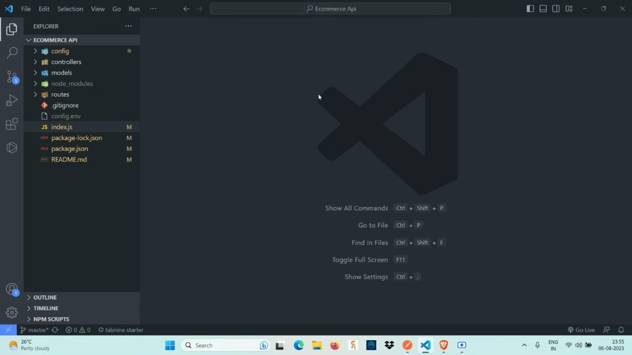 Ecommerce API  Project