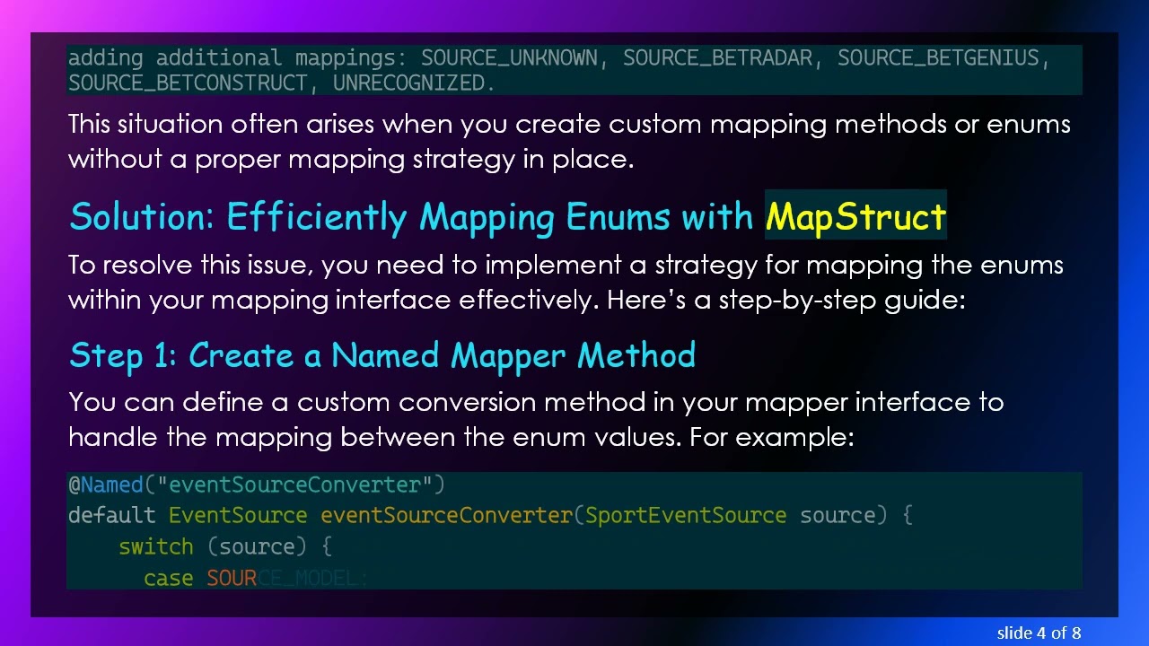Mapping Enum Fields Efficiently with MapStruct in Java