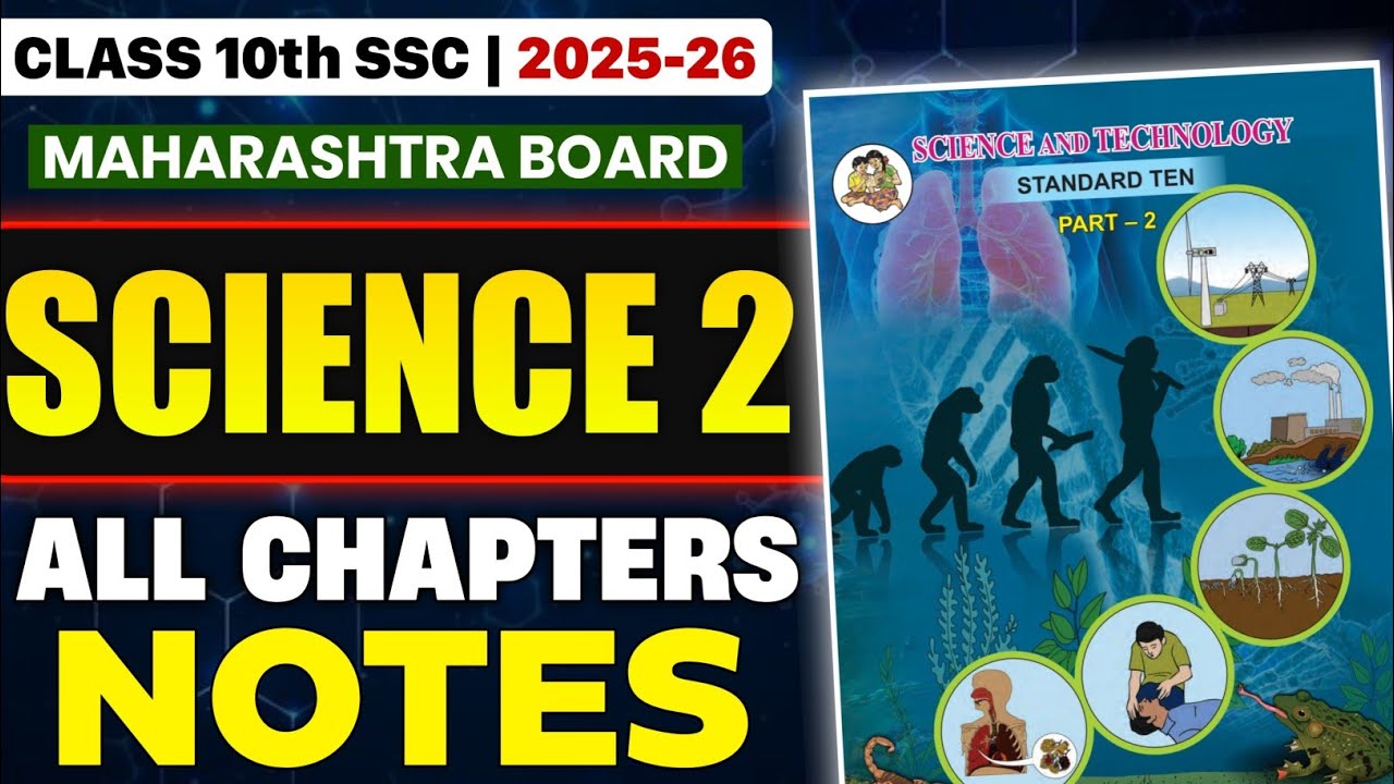 10th Science 2 Notes PDF Download 🔥Class 10 Science Part 2 All Chapters Notes