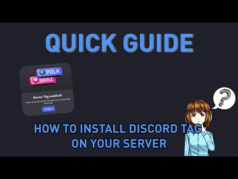 Quick guide | How to install Discord Tag on your server