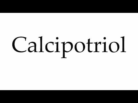 How to Pronounce Calcipotriol