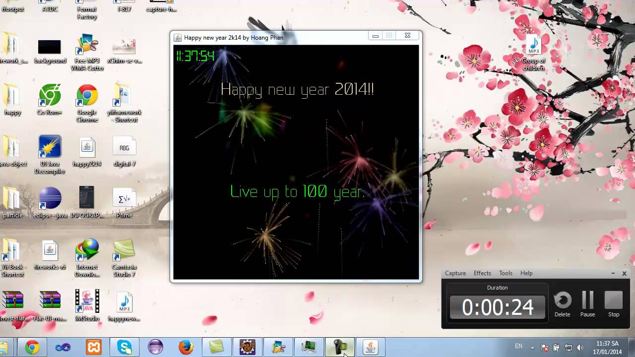[Java] Make firework animation in Java #Swing #Animation