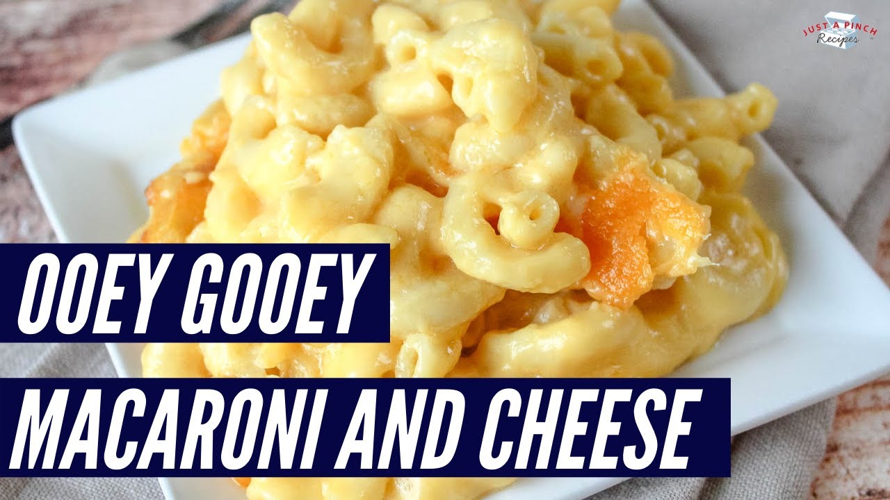 Ooey Gooey Mac and Cheese Recipe | Baked Mac and Cheese | Just A Pinch