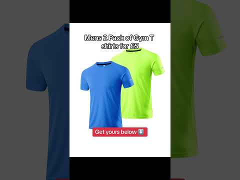 #ad flash sale! grab 2 men's gym t-shirts for just $5! #menstshirt