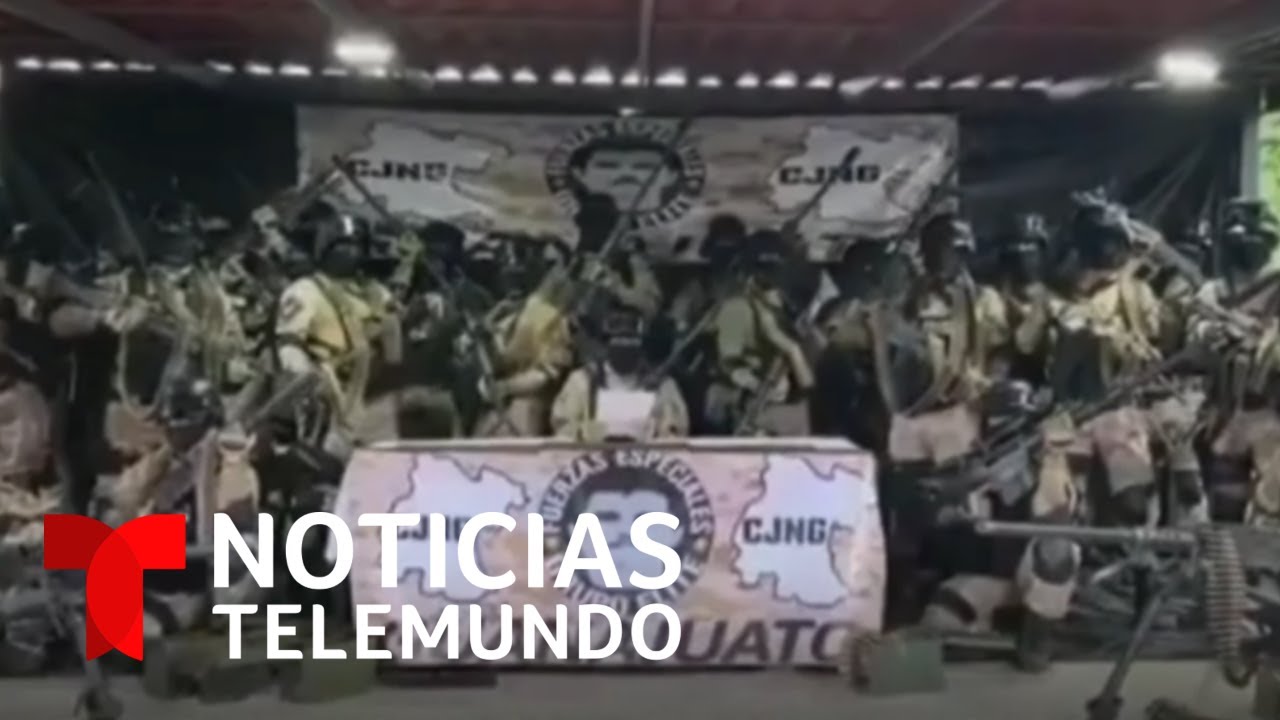 Sicarios del CJNG celebran la captura de 'El Marro' | Noticias Telemundo