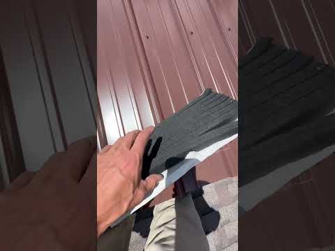Sealing the roof up! Installing cap and closures.