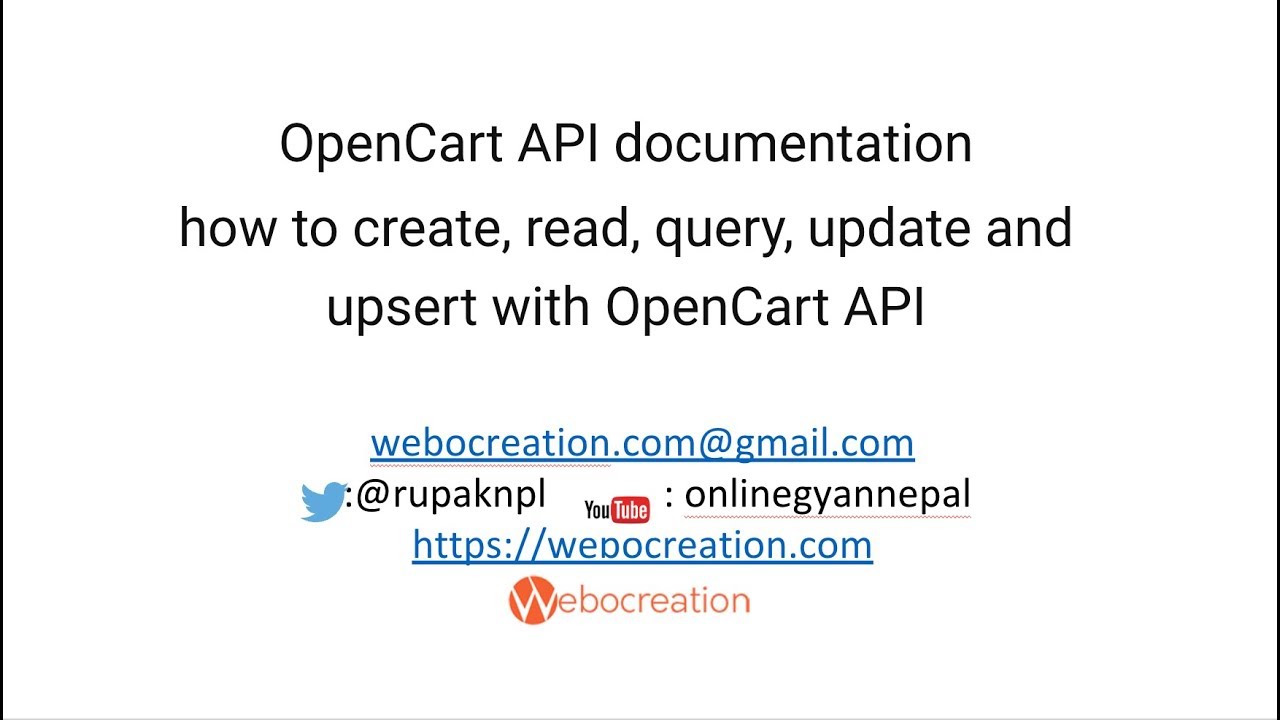 How to use Opencart API?