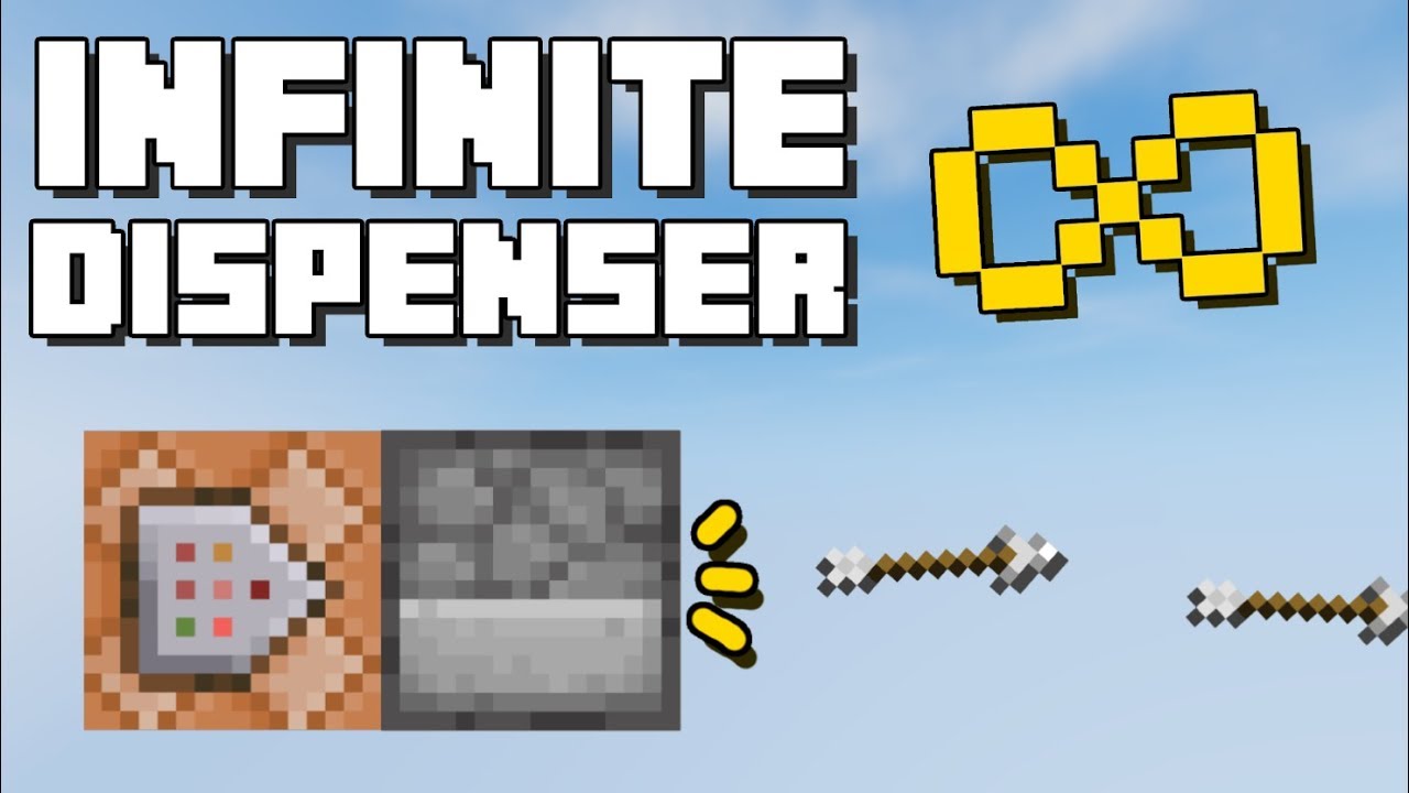 Minecraft: Infinite Dispenser Using Command Block 1.13+ [Super Simple!]