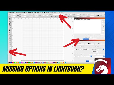 5 Reasons You Might be Missing Options in Lightburn