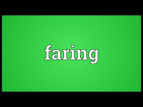 Faring Meaning