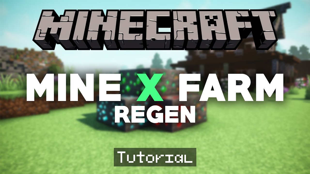 Minecraft Ore Regeneration Plugin (Mine X Farm Regen Tutorial)