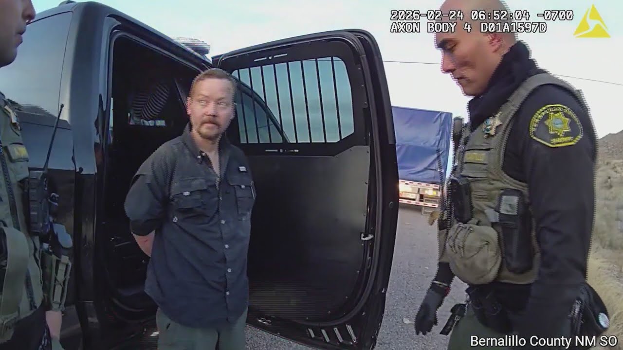 VIDEO: Semi-truck driver locks himself inside vehicle and plays music after chase by BCSO deputies