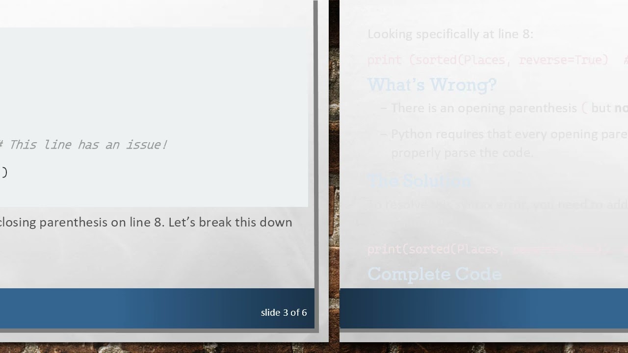 How to Fix a Syntax Error in Python Print Statements in Visual Studio Code