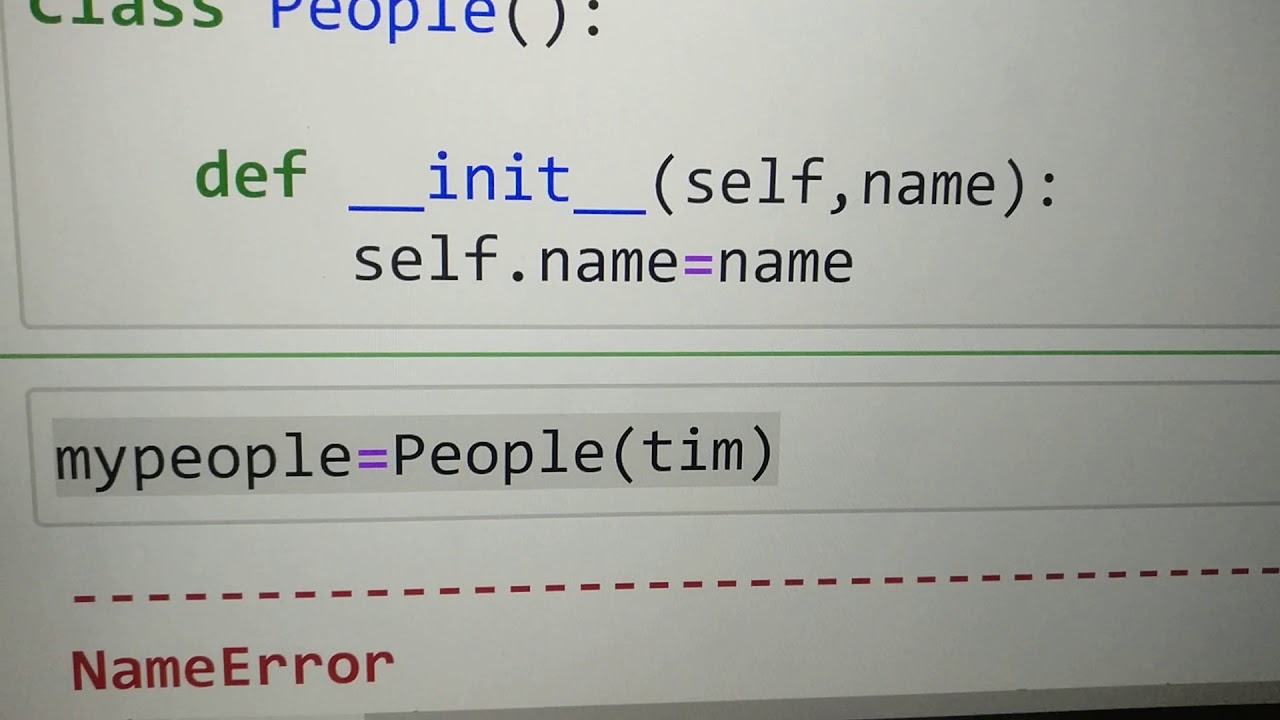 #python #name not defined #error solved