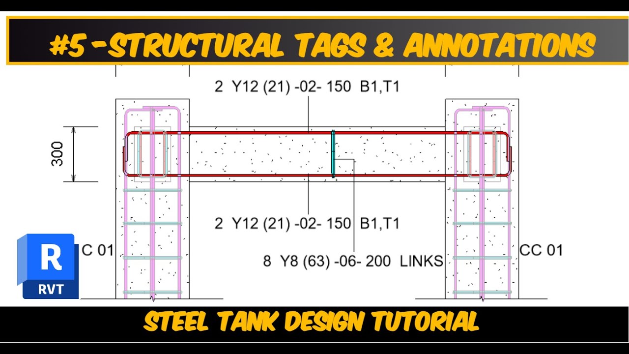 Create Custom Rebar Tags in Revit & Annotations