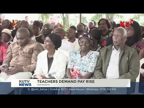 Teachers push for a 60% salary increase and a 30% rise in allowances