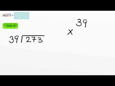 AdaptedMind Math - Two Digit Divisors, Question#1