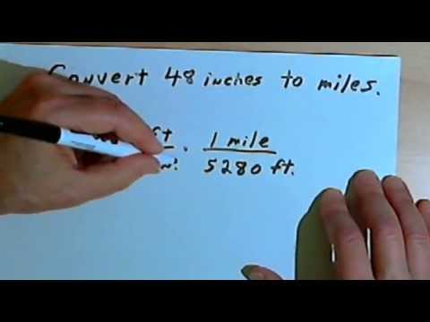 Converting between Inches, Feet, Yards and Miles 128-2.4
