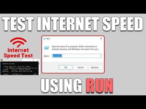 How to Test your Internet Connection Speed using Run Command