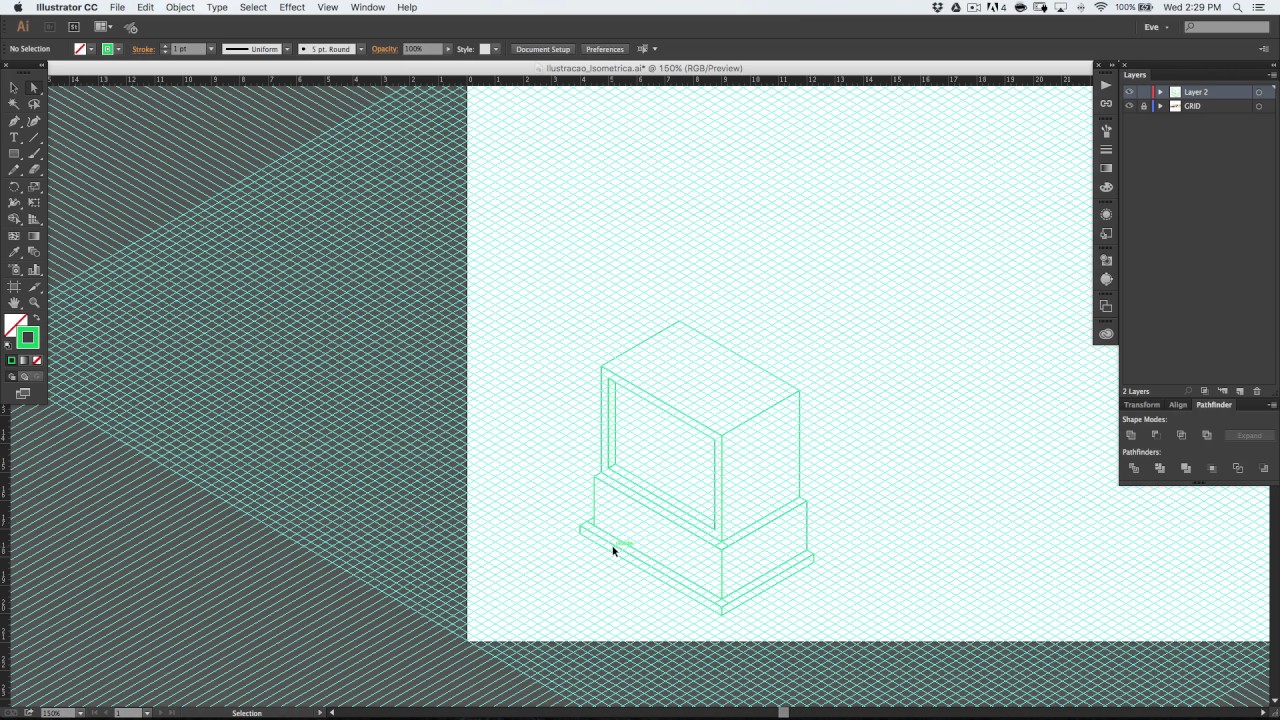 Tutorial - Ilustração Isométrica: Adobe Illustrator - Aula 04/06: Ilustração Parte 01