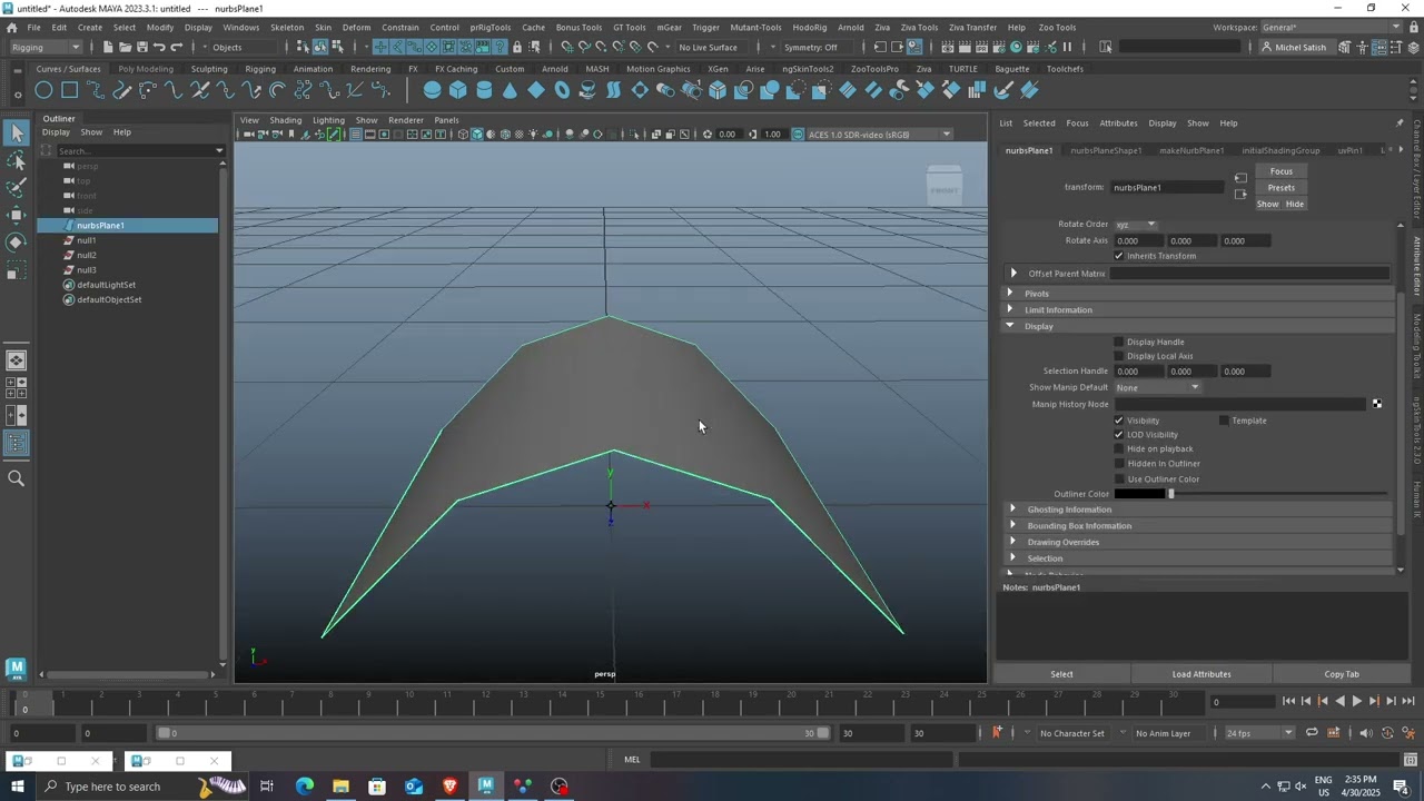 How to create UV Pin on surfaces in maya