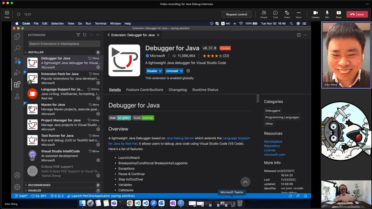 Getting started with the VS code Debug extension