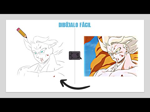 ¿CÓMO DIBUJAR A GOKU GOLPEADO?