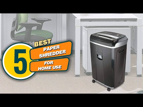Top 5 Best Paper Shredders for Home Use [Review] - High-Security Paper Shredder for Home Use [2023]