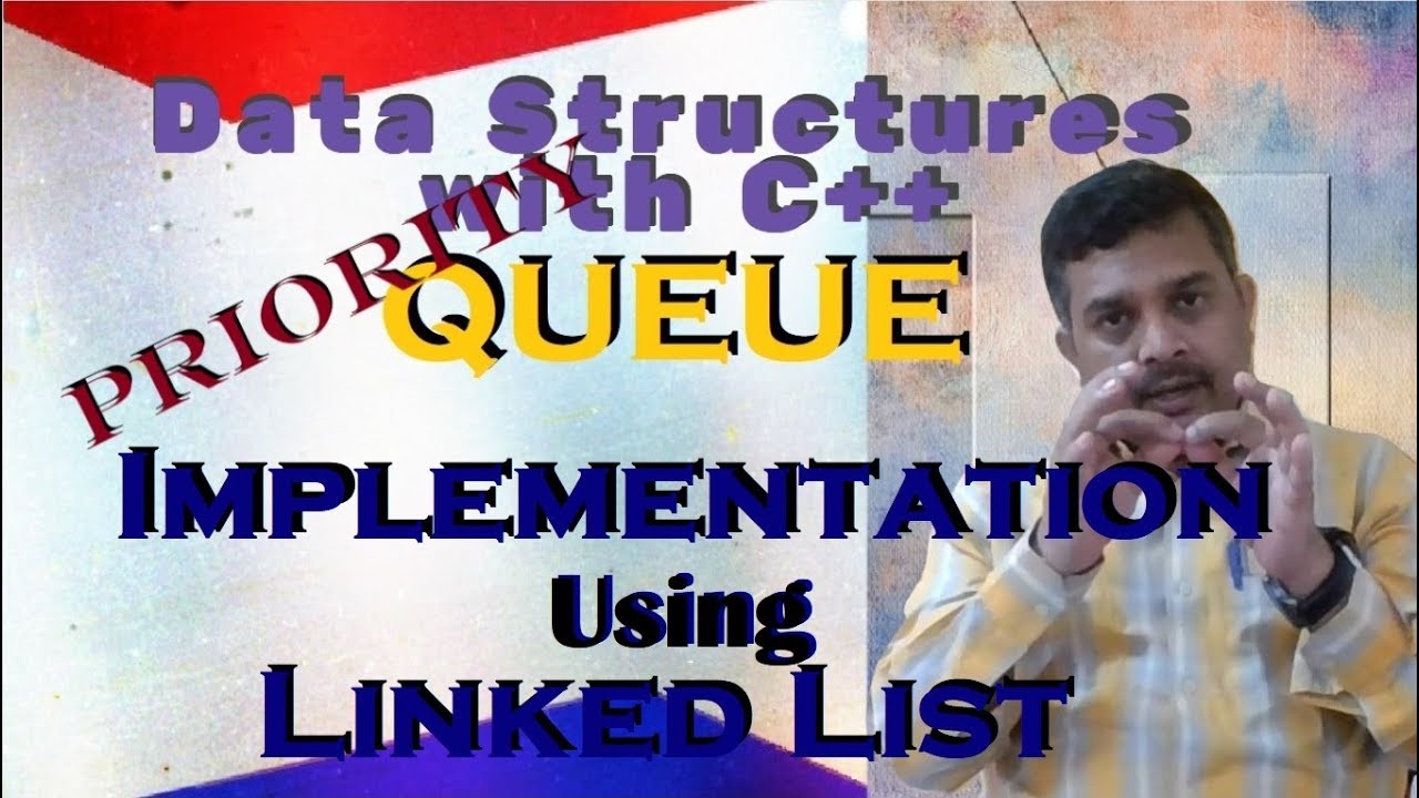 Priority Queue Implementation using Linked List in C++  with example || By Studies Studio