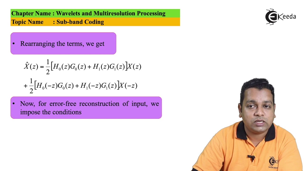 Sub band Coding - Wavelets and Multiresolution Processing - Image Processing