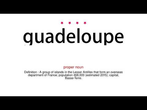 How to pronounce guadeloupe - Vocab Today