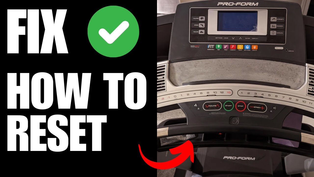 ProForm 2000 Not Working - How To Reset