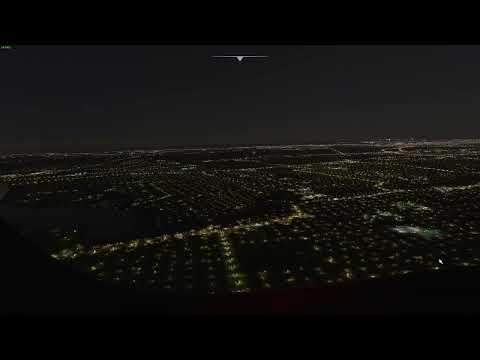 Landing at Teterboro Airport (KTEB) (MSFS) pilots perspective