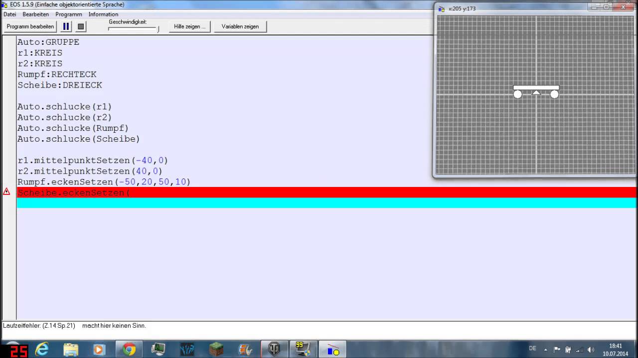 EOS Programm Tutorial for beginners (Code in description) (DEUTSCH)