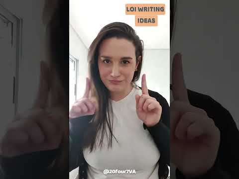 Letter of Intent Writing Ideas