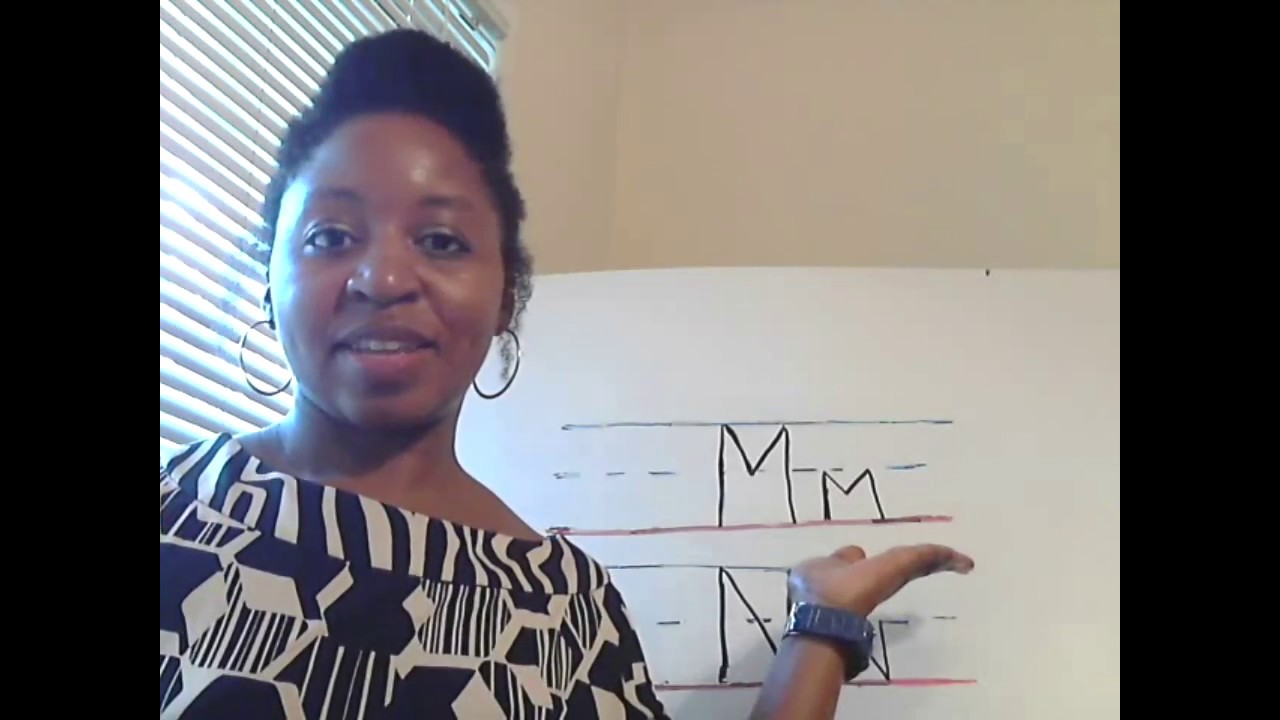 How to Write Letter M and N  Print Free Homework, Video #8
