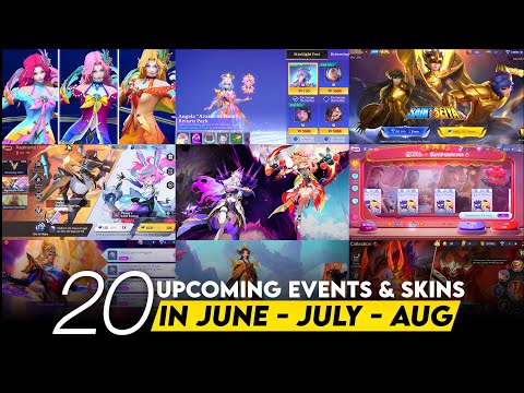 20 UPCOMING SKINS AND EVENTS SCHEDULE IN JUNE - JULY - AUGUST 2025 | UPDATE NEW MLBB
