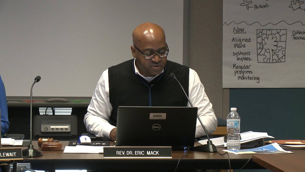 January 13, 2020 Special Called Board Meeting