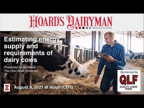 Estimating energy supply and requirements of dairy cows