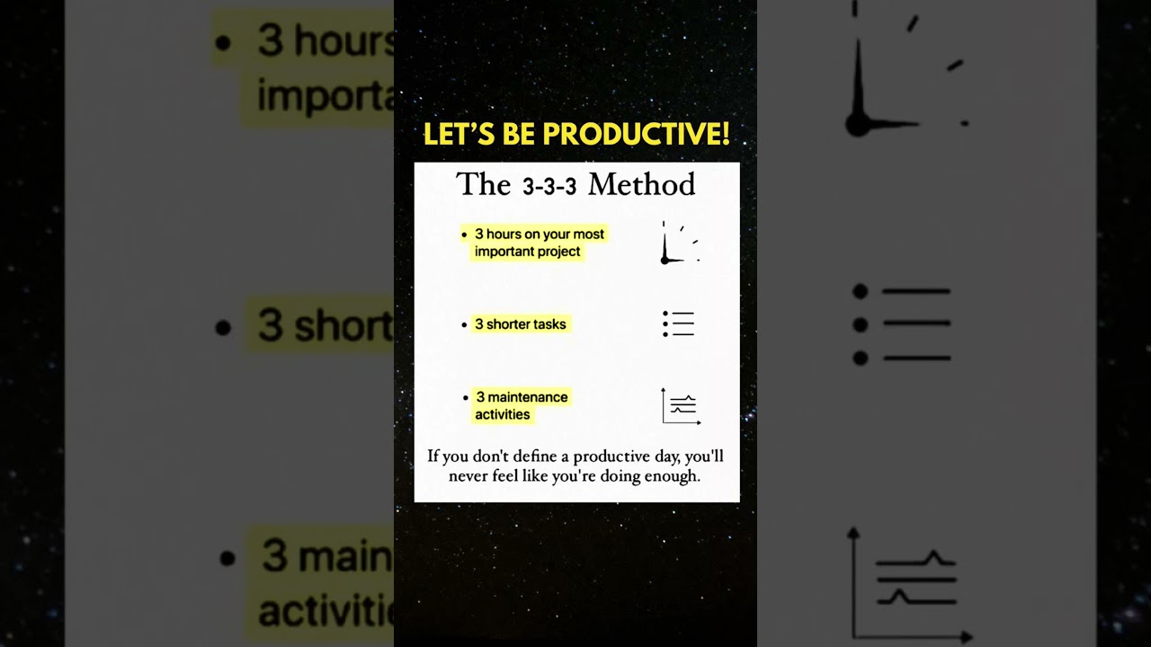Hack to improve productivity #shorts #facts #motivation #trending #quotes #money #mindset