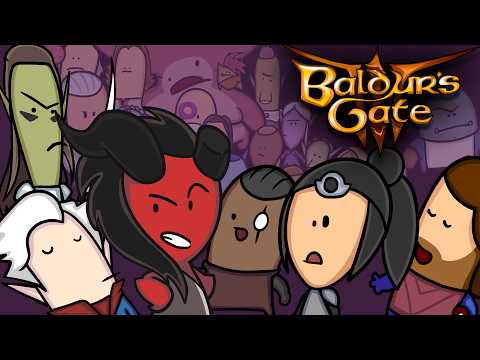 I drew EVERY party member | Baldur's Gate 3